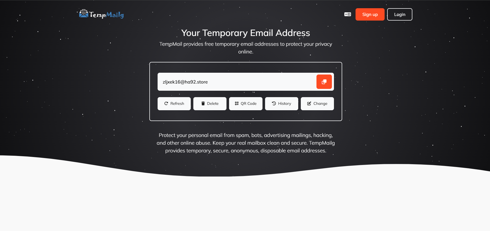 Temp Mail - Instant Temporary Disposable Email Service | TempMailG